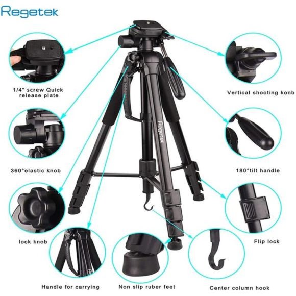 Cameras, Photo & Video | 73 Camera Tripod Travel Monopod Aluminum ...